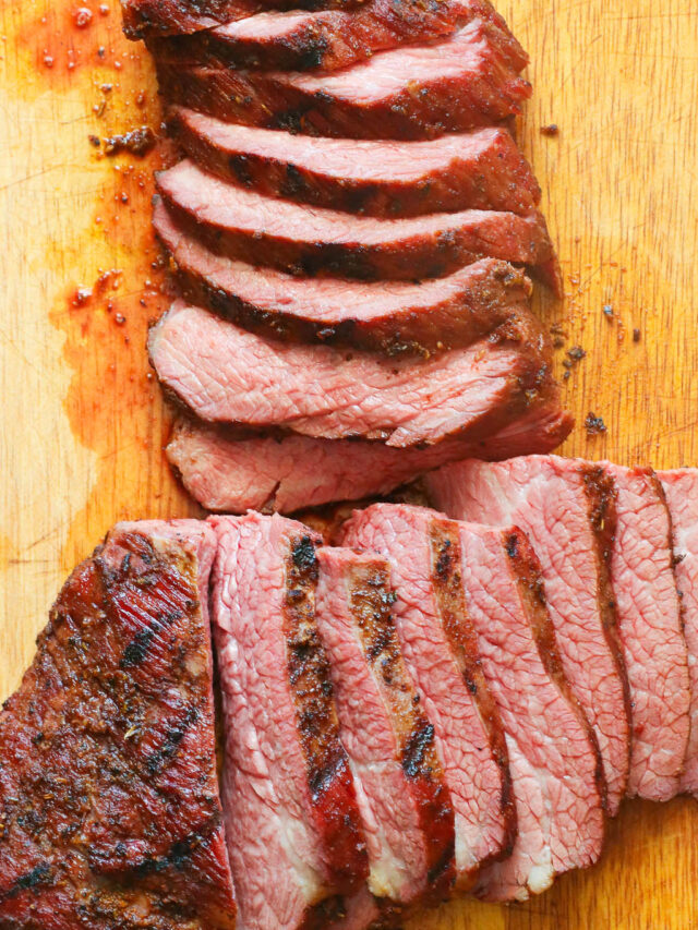 How to Pellet Grill Tri Tip - feedthegrill.com