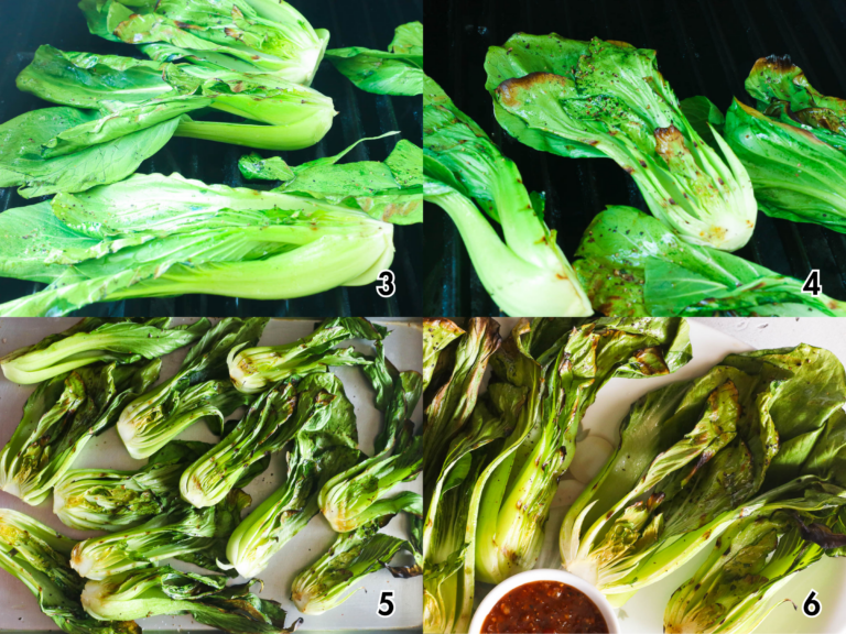 Grilled Bok Choy - feedthegrill.com