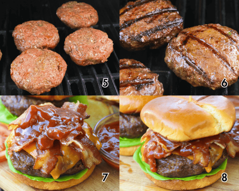 Grilled BBQ Bacon Burgers - feedthegrill.com