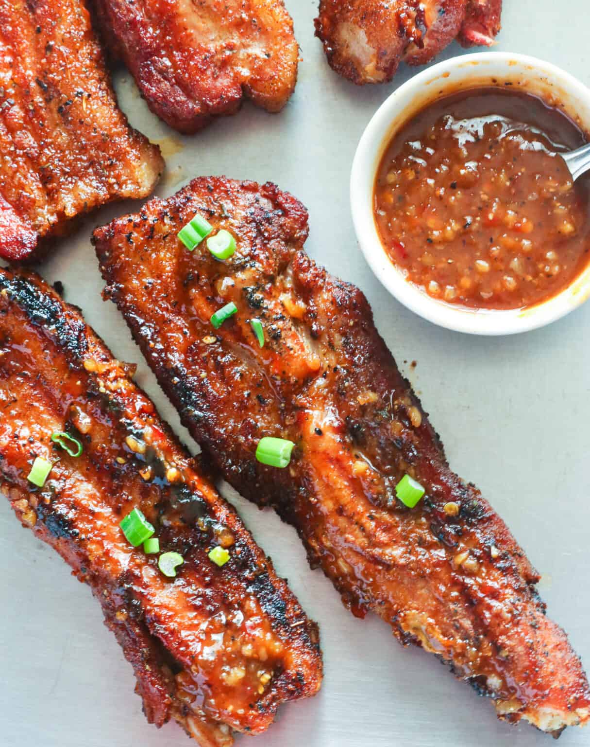 Grilled Pork Belly - feedthegrill.com