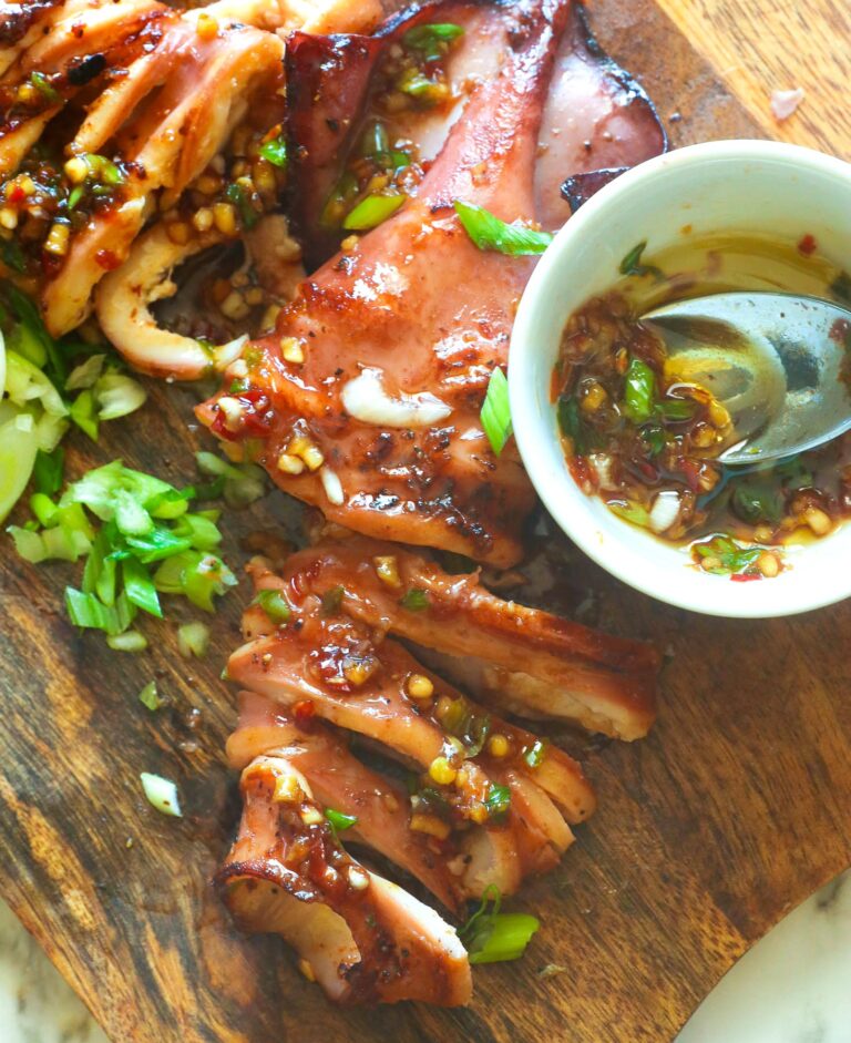 Grilled Squid Recipe - feedthegrill.com