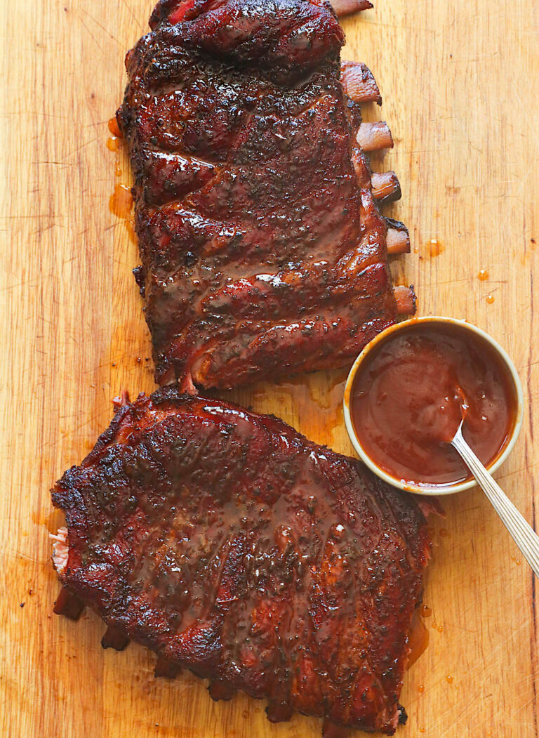 Smoked Ribs 321 Method - feedthegrill.com