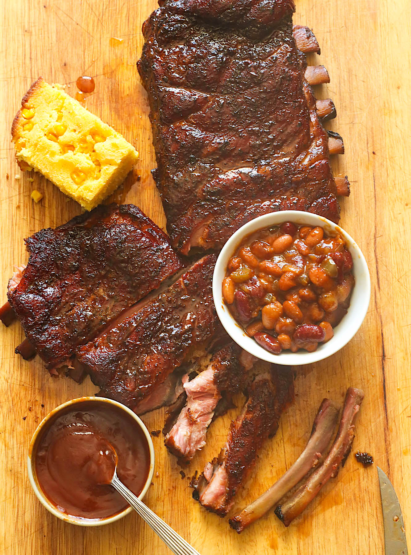 Smoked Ribs 321 Method - feedthegrill.com